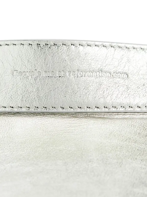 REFORMATION Rosetta Shoulder Bag - Silver