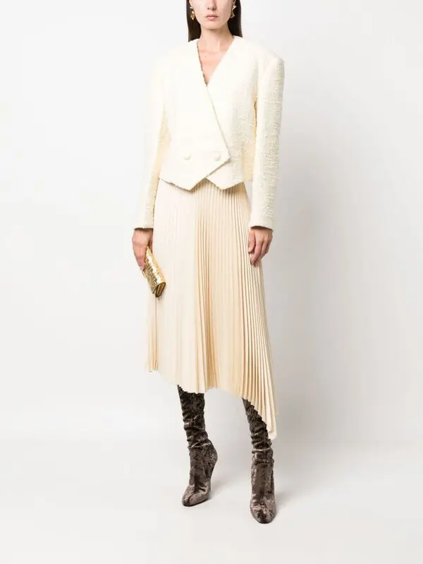 Zimmermann Luminosity Cropped Blazer - White