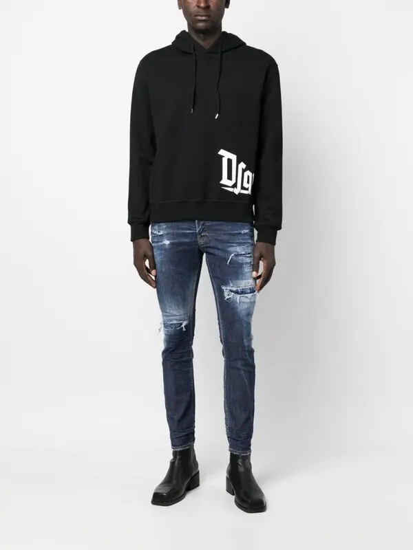 Dsquared2 Logo-print Cotton Hoodie