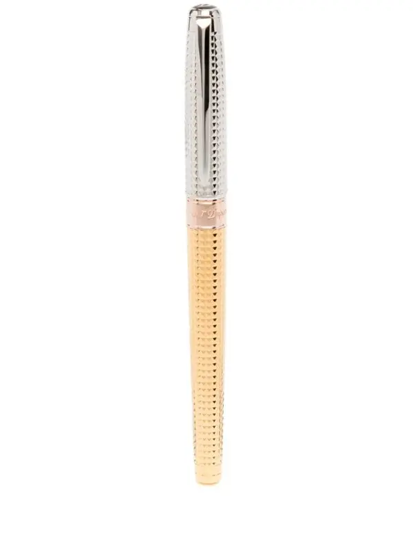 S.t. Dupont New Line D Medium Golden Hour Fountain Pen - Gold
