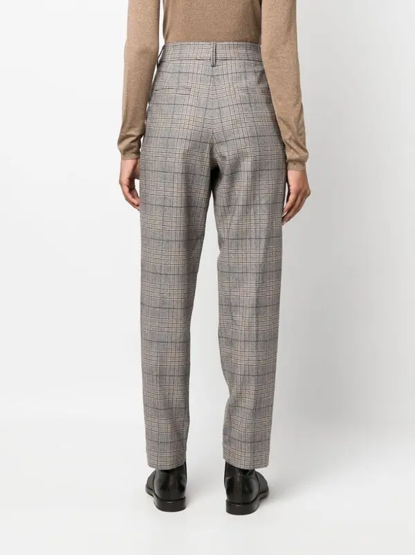 Brunello Cucinelli Checked Tailored Trousers