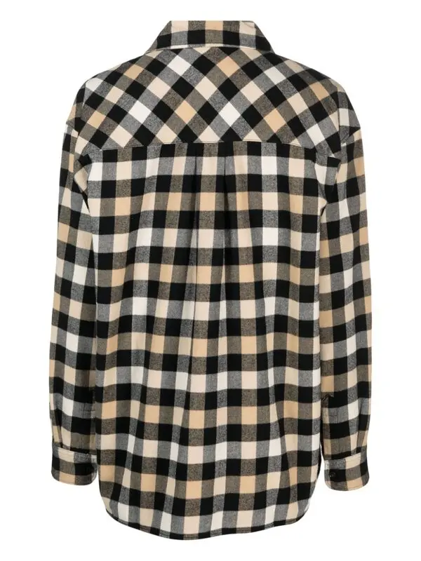 Woolrich Checked Long-sleeve Flannel Shirt - Neutrals
