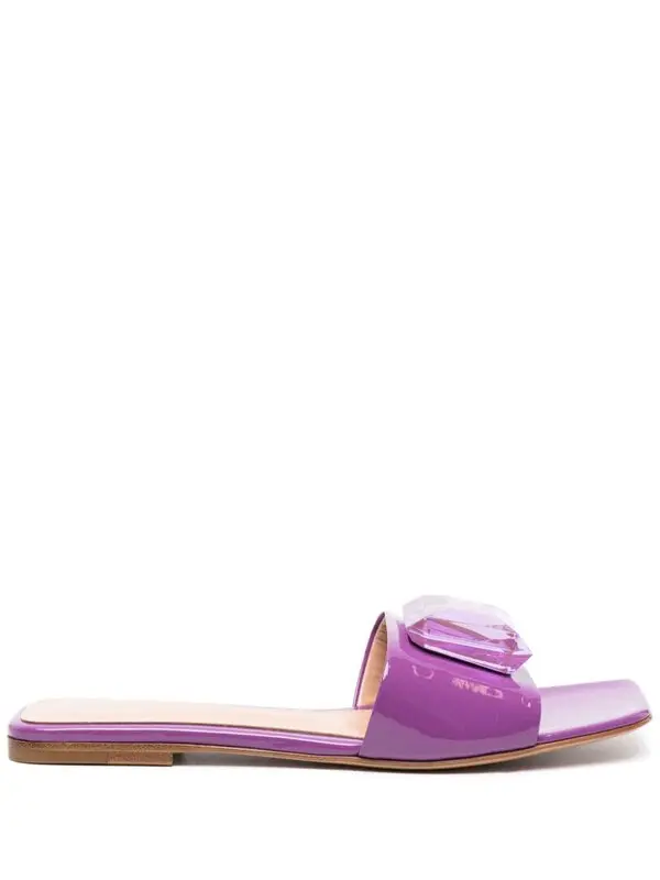GIANVITO ROSSI Jaipur Crystal-embellished Slides