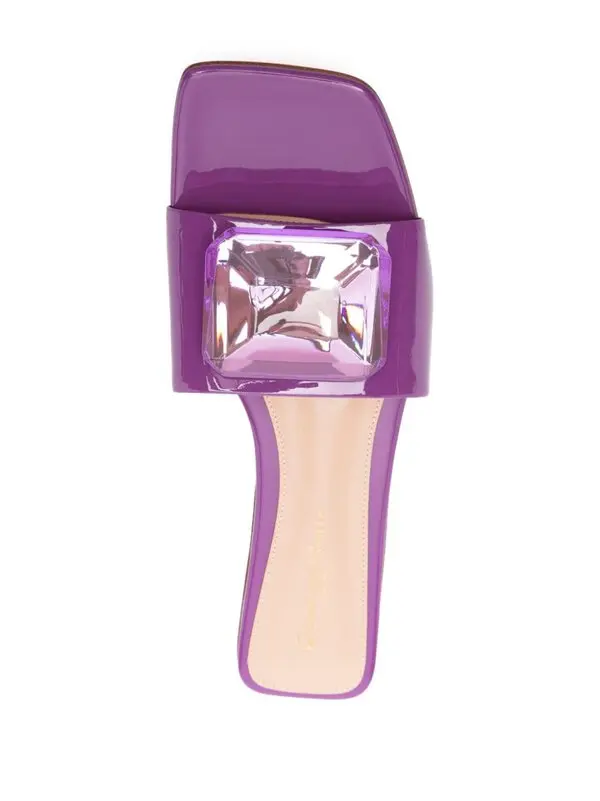 GIANVITO ROSSI Jaipur Crystal-embellished Slides