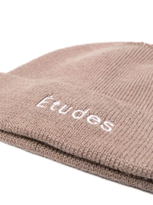 ÉTUDES STUDIO Logo-embroidered Wool Beanie