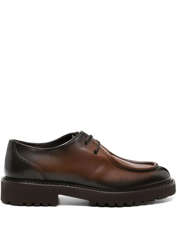 DOUCAL'S Ombré Leather Boat Shoes