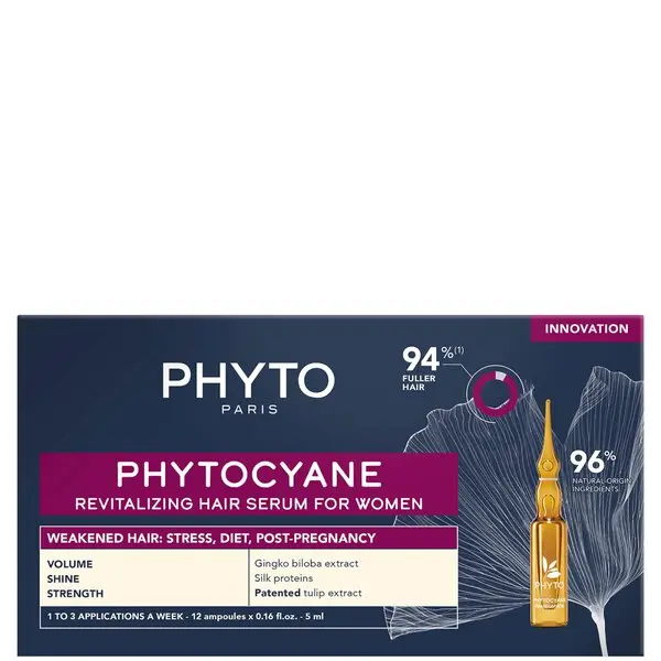 PHYTO Cyane For With Thinning Hair 12 Applications - One-color