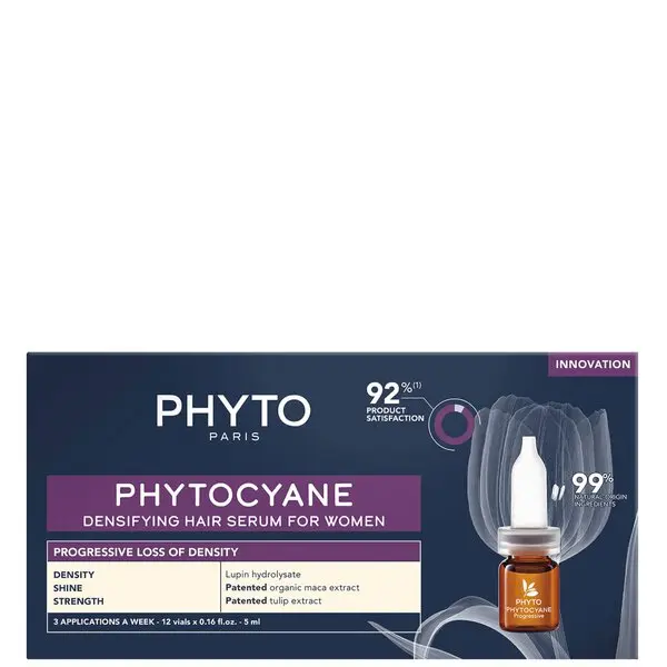 PHYTO Cyane Treatment For With Progressive Hair Loss 12x5ml - One-color