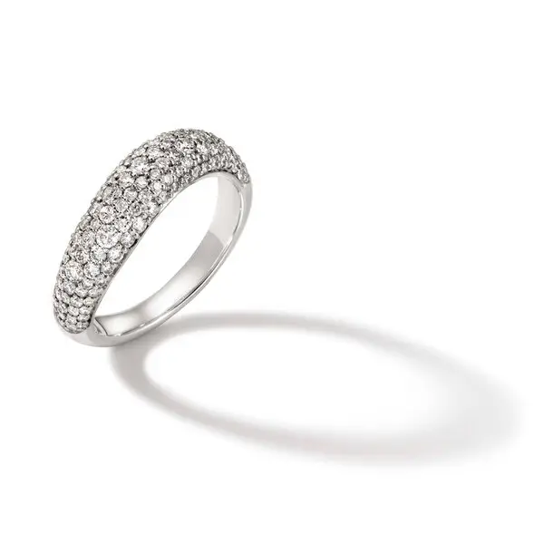 John Hardy Sculptural Ring With Diamonds