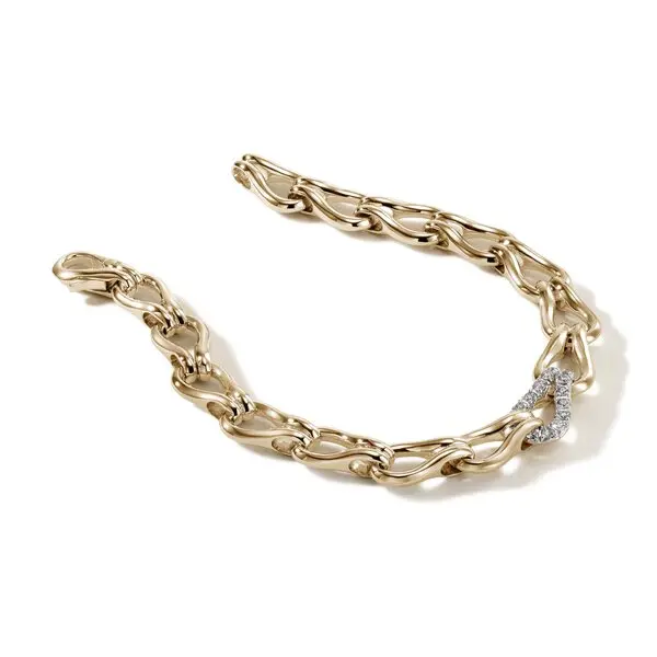 John Hardy Surf Diamond Bracelet