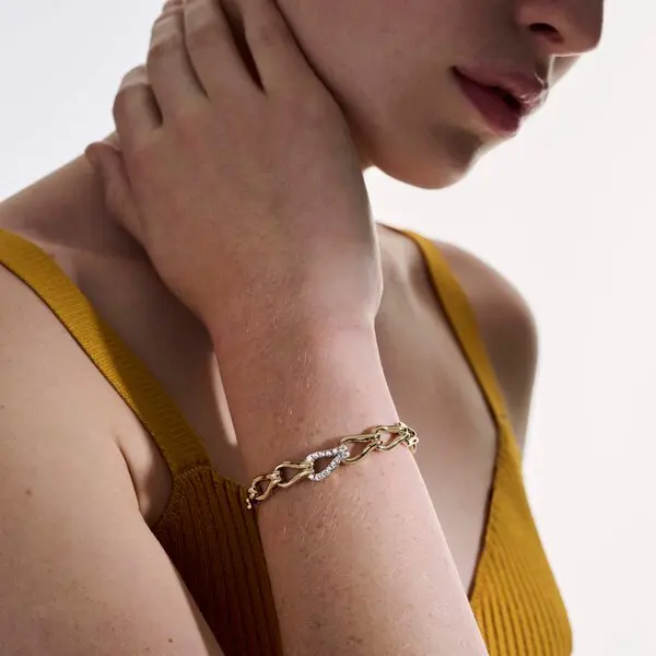 John Hardy Surf Diamond Bracelet
