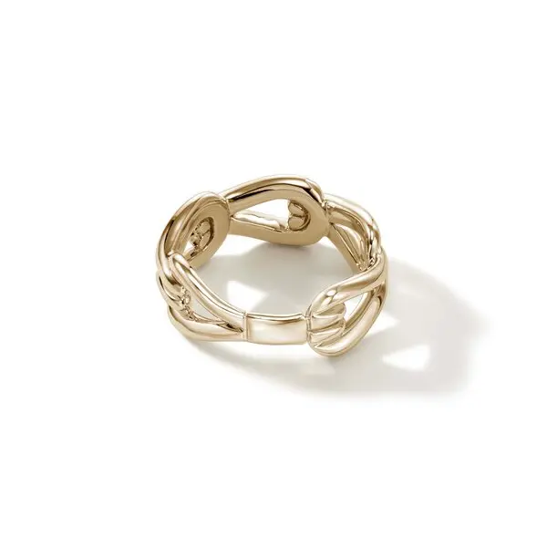 John Hardy Surf Link Ring With Diamonds
