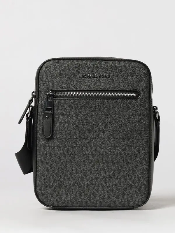 Michael Kors Monogram Shoulder Bag - Black