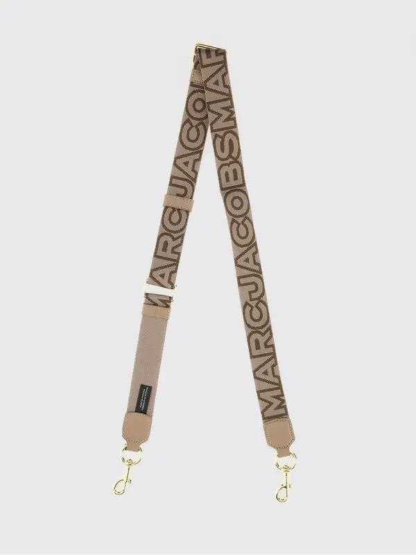Marc Jacobs Jacquard Logo Shoulder Bag Strap - Beige