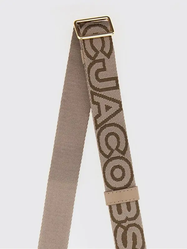 Marc Jacobs Jacquard Logo Shoulder Bag Strap - Beige