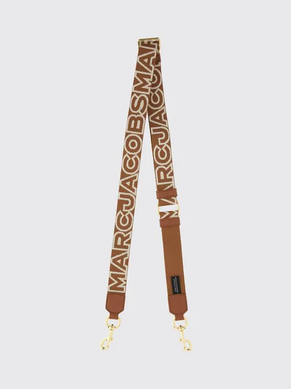 Marc Jacobs Jacquard Logo Shoulder Bag Strap - Brown