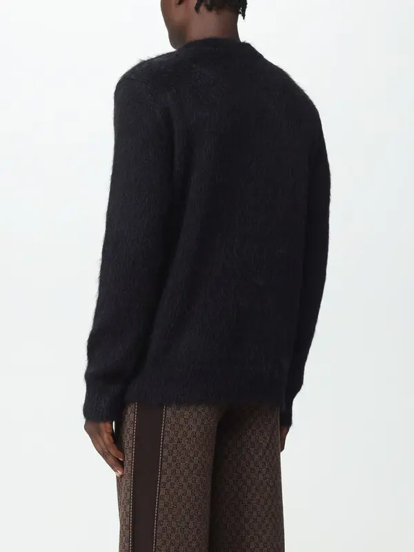 Balmain Mohair Wool Sweater - Black