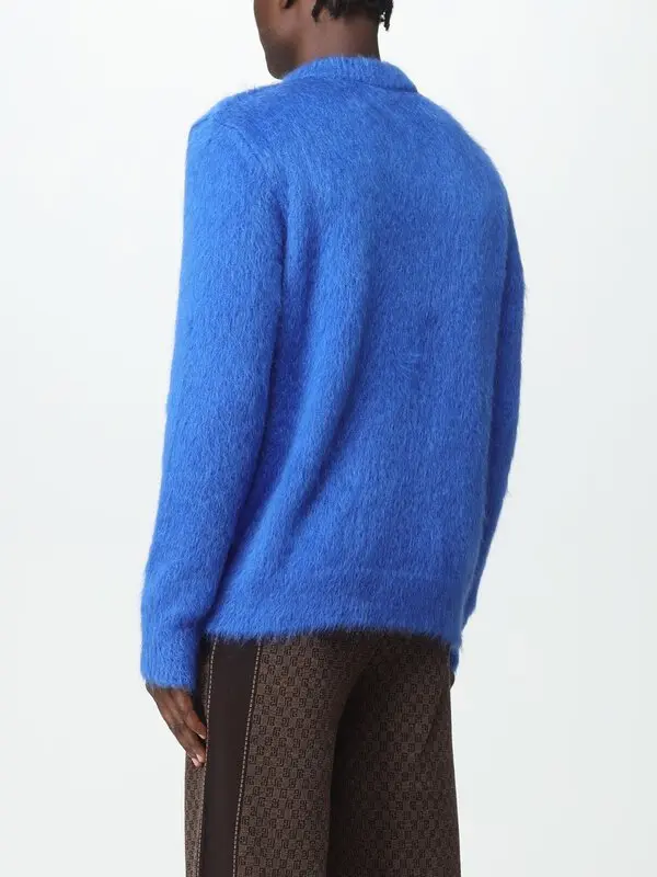 Balmain Mohair Wool Sweater - Royal Blue
