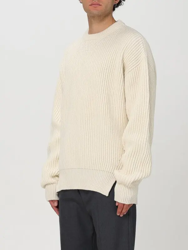 JIL SANDER Ribbed Knit Pullover - White