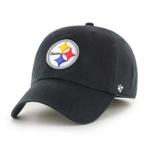 '47 Pittsburgh Steelers Franchise Logo Fitted Hat - Black
