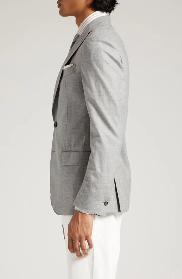 Eleventy Single-breasted Cashmere Sport Coat