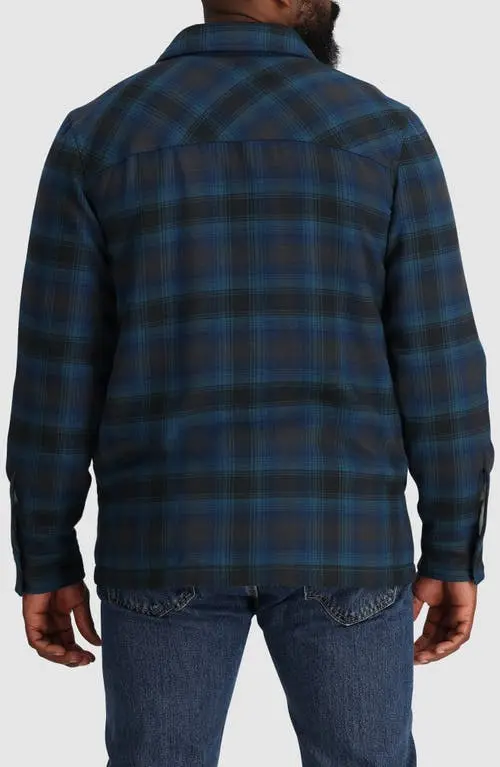 OUTDOOR RESEARCH Feedback Water Resistant Shirt Jacket - Harbor Plaid