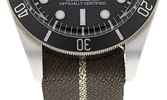 WATCHFINDER & CO. Tudor Preowned Black Bay Fabric Strap Watch