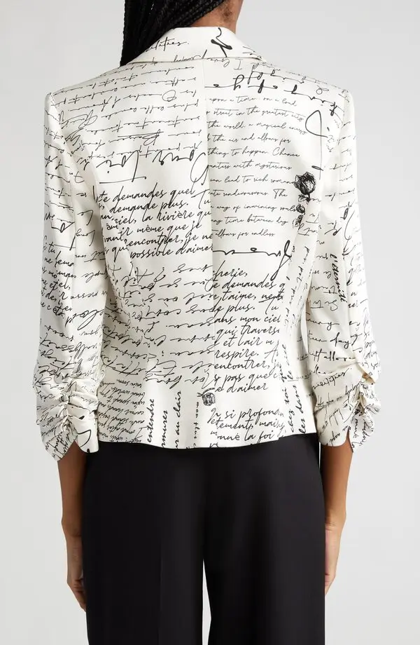 Cinq À Sept Mon Amour Le Petite Khloe Print Blazer