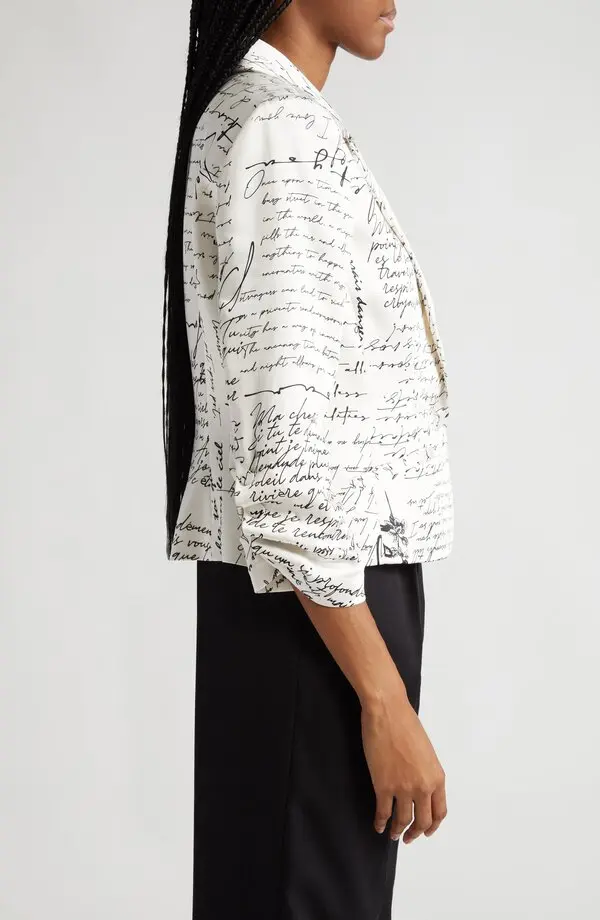 Cinq À Sept Mon Amour Le Petite Khloe Print Blazer