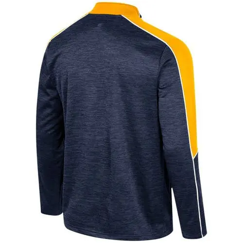 COLOSSEUM West Virginia Mountaineers Marled Half-zip Jacket