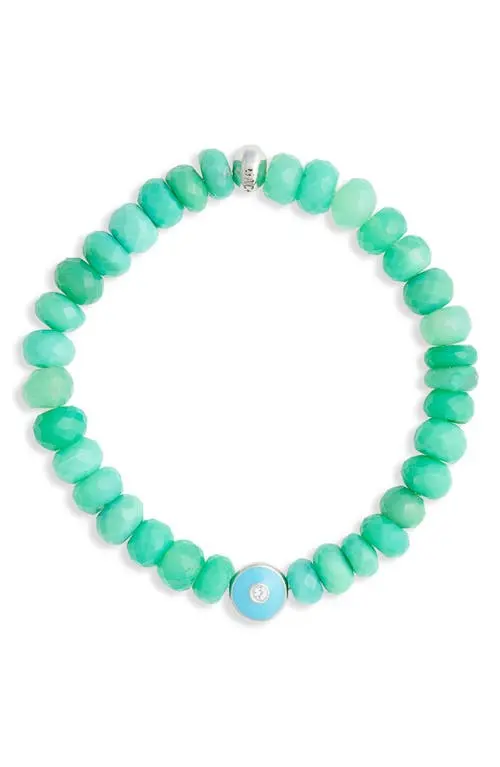 Anzie Beaded Stretch Bracelet - Blue
