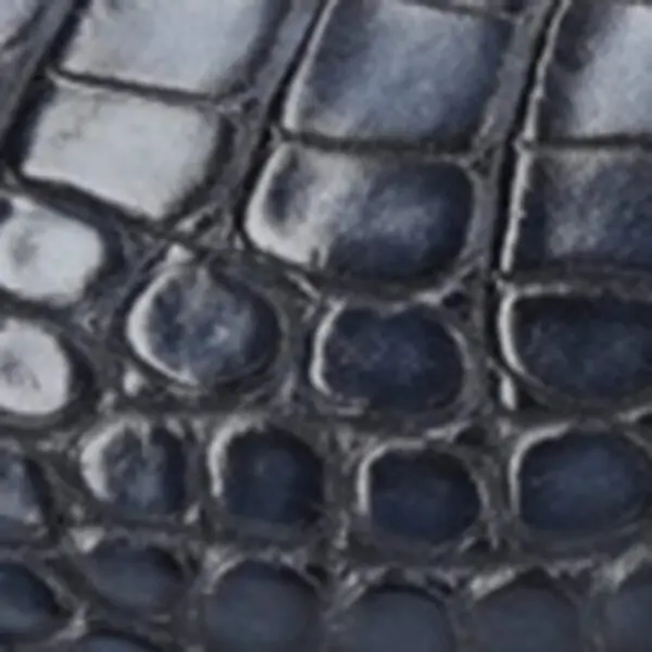 Zegna Crocodile Skin Penny Loafers - Navy