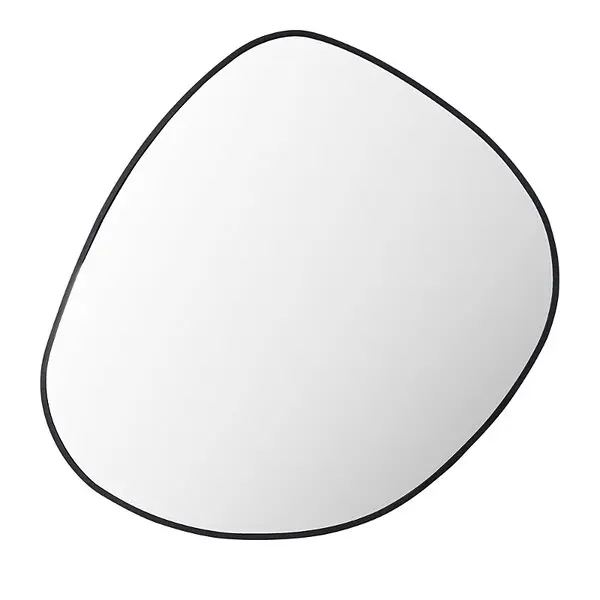 Livabliss Pebble Accent Mirror, 37h X 36w - Black