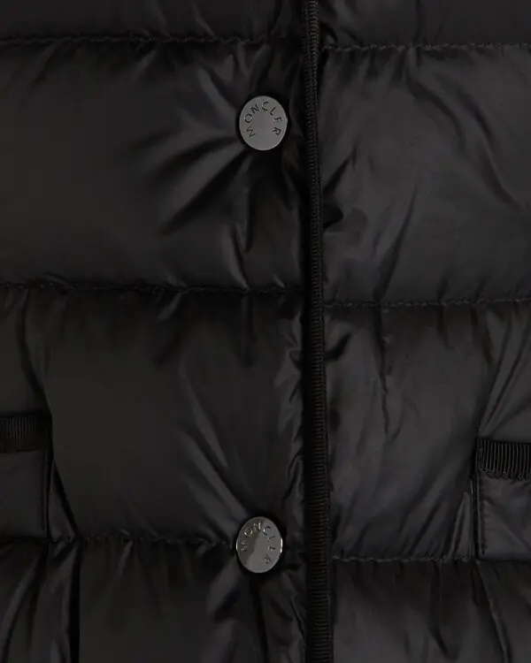 Moncler Hirma Hooded Down Puffer Coat - Black