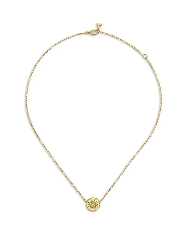 Temple St. Clair 18k Yellow Diamond Orbit Pendant Necklace - Gold