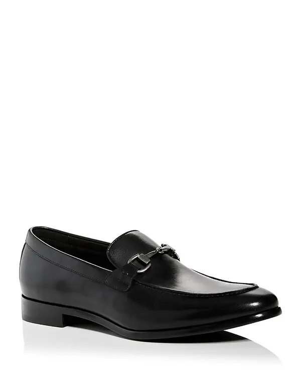 Bloomingdale'S Slip On Bit Loafers - Black