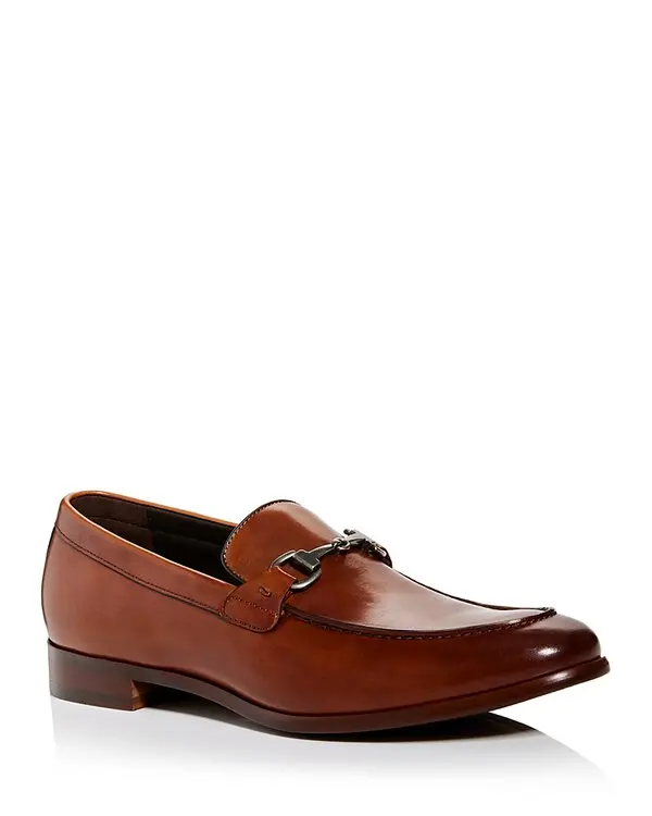 Bloomingdale'S Slip On Bit Loafers - Cognac