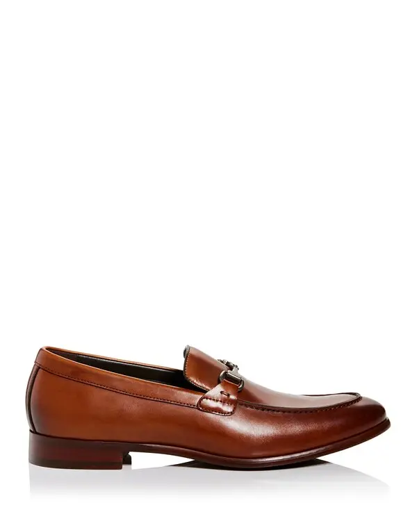 Bloomingdale'S Slip On Bit Loafers - Cognac