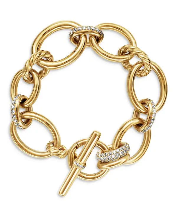 David Yurman Dy Mercer Chain Bracelet - Gold