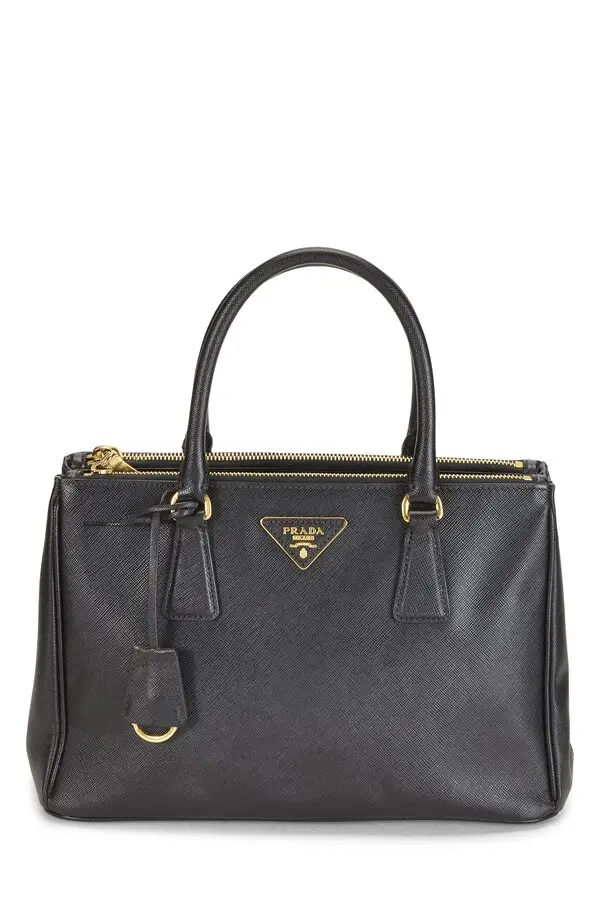 Prada Saffiano Executive Tote - Black