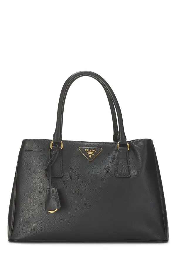 Prada Saffiano Executive Tote - Black