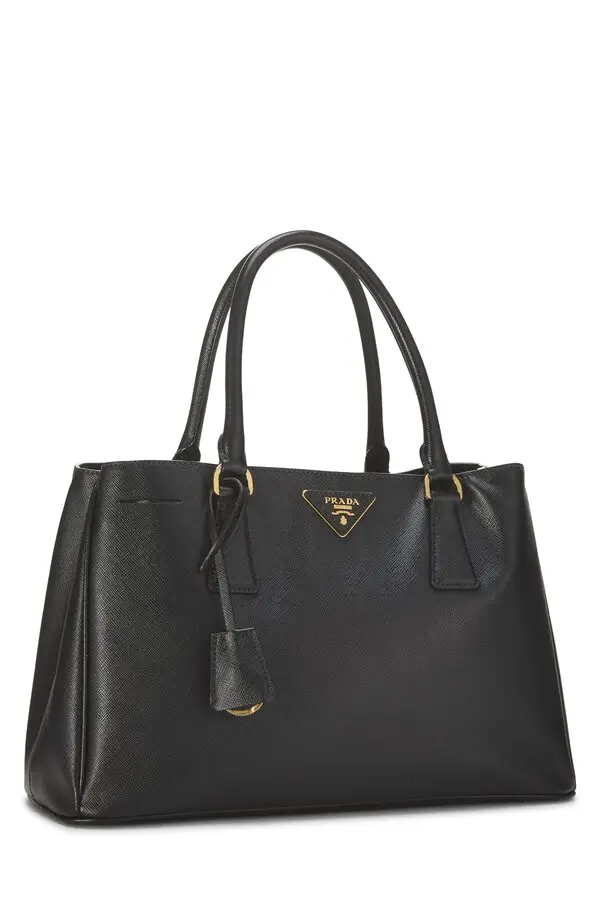 Prada Saffiano Executive Tote - Black