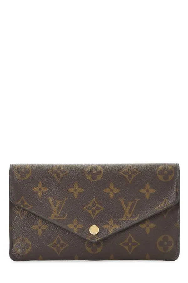 LOUIS VUITTON Monogram Canvas Jeanne Wallet - Pink