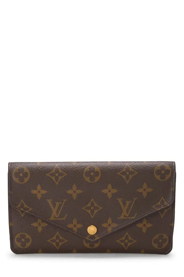 LOUIS VUITTON Monogram Canvas Jeanne Wallet - Purple