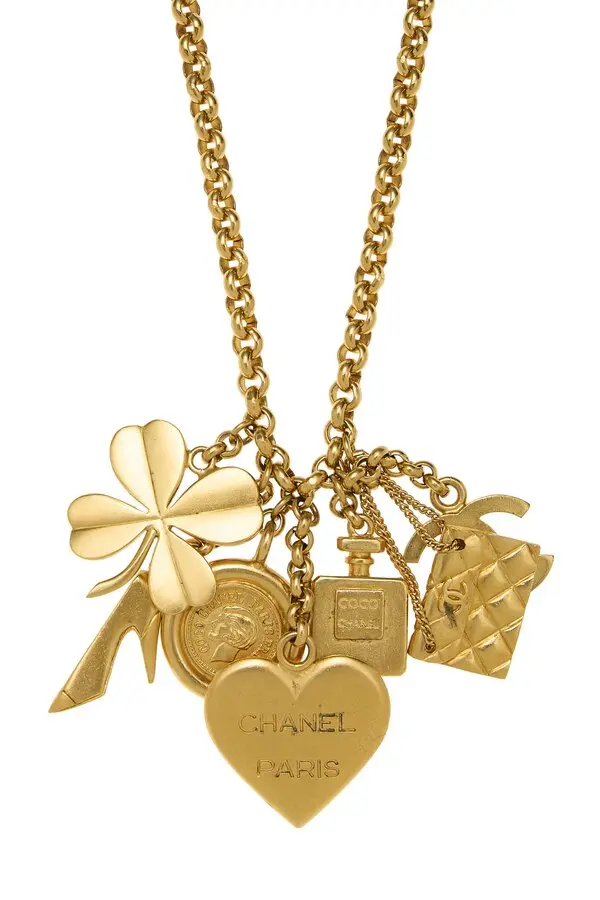 Chanel Lucky Charms Dangle Necklace