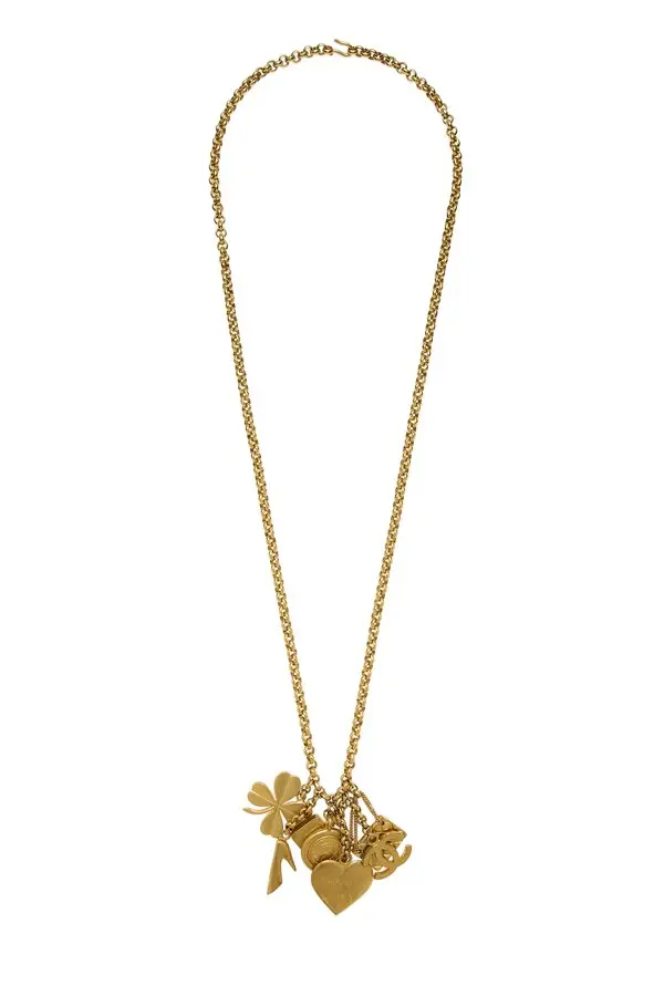 Chanel Lucky Charms Necklace - Gold