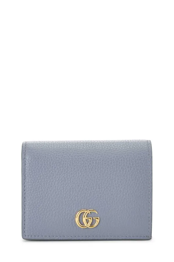 Gucci Gg Marmont Card Case - Blue