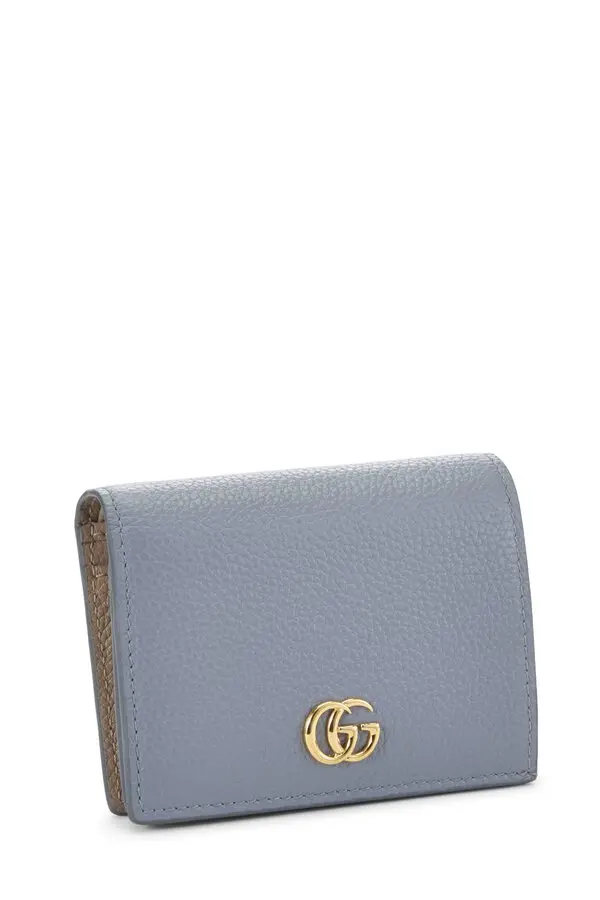 Gucci Gg Marmont Card Case - Blue