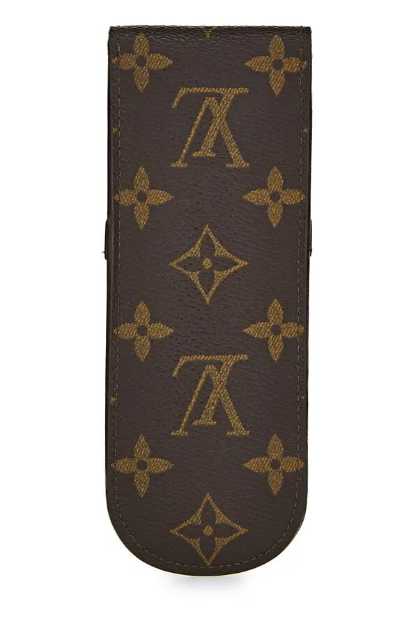 LOUIS VUITTON Monogram Canvas Etui Stylos Pen Case