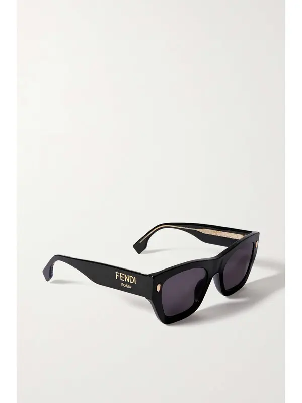 Fendi Roma D-frame Sunglasses - Black